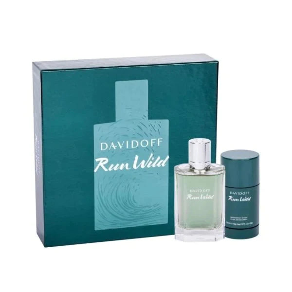 Davidoff Run Wild Giftset 100ml EDT + 70g Deo Stick – Just Attar